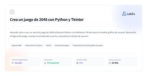 Crea Un Juego De 2048 Con Python Y Tkinter Labex
