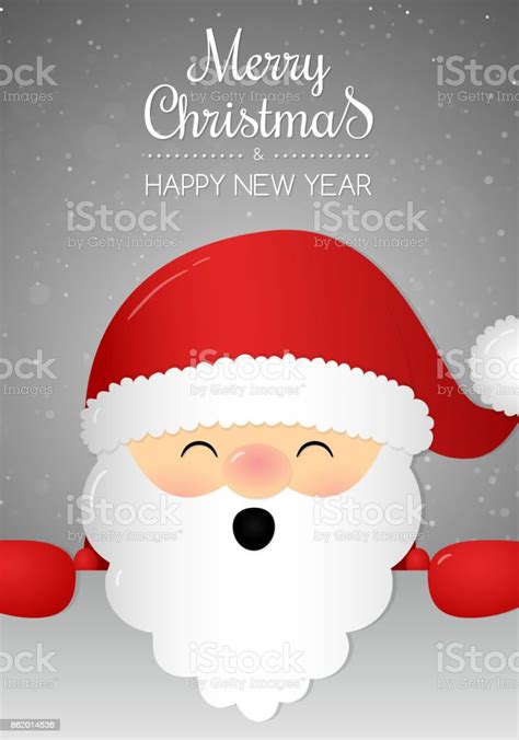 희망과 행복 한 산타 클로스와 크리스마스 카드입니다 벡터입니다 12월에 대한 스톡 벡터 아트 및 기타 이미지 12월 3차원