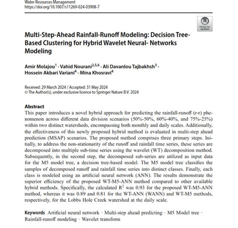 Hossein Akbari Variani On Linkedin Rainfallrunoff Hydrology