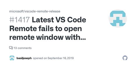 Latest VS Code Remote Fails To Open Remote Window With Error TypeError Y OnDidWriteData Is Not