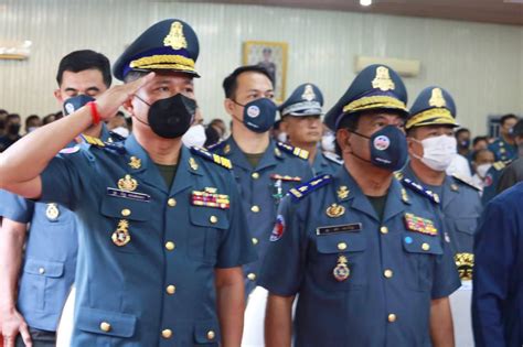 ឯកឧត្តមនាយឧត្តមសេនីយ៍ សៅ សុខា និងឯកឧត្តម ជាម ច័ន្ទសោភ័ណ អញ្ជើញប្រកាសចូលកាន់តំណែង