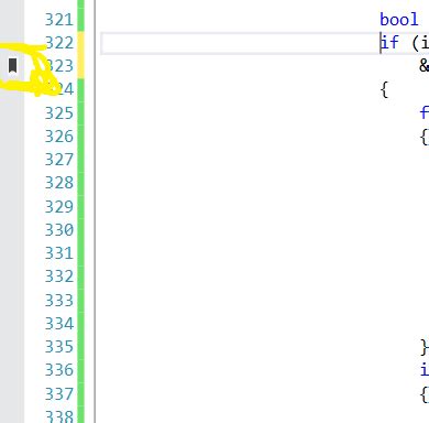 Anyone Know What This Black Ribbon Is In The Visual Studio Breakpoint Bar Stack Overflow