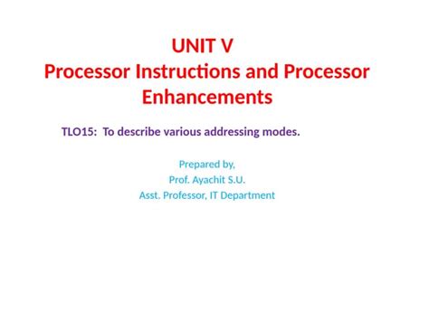 Address Mode Adress Mode Mode Of Adressing Addressingmodes Pptx