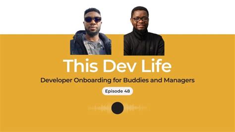 Listen To Our Talk On Developer Onboarding Dara Oladapo Posted On The Topic Linkedin