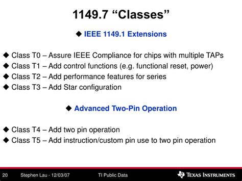 PPT IEEE P1149 7 A Complementary Superset Of The IEEE 1149 1 Standard PowerPoint Presentation