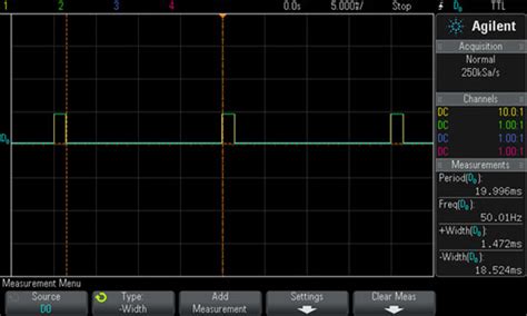 An Oscilloscope An Arduino Servo Pwm Signal And A Wild Goose Chase