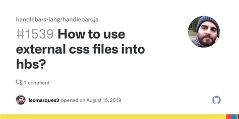 how to use external css files into hbs · issue 1539 · handlebars lang