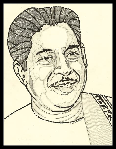 Classical Singer Jitendra Abhisheki Person Sketch Sketches Male Sketch