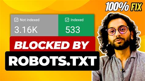 Fix Blocked By Robotstxt Search Console Solved Youtube