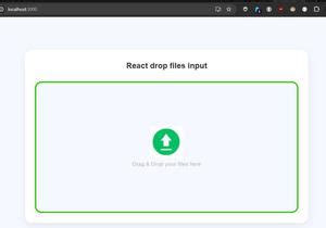 Drag And Drop File Upload Component With React Hooks GeeksforGeeks