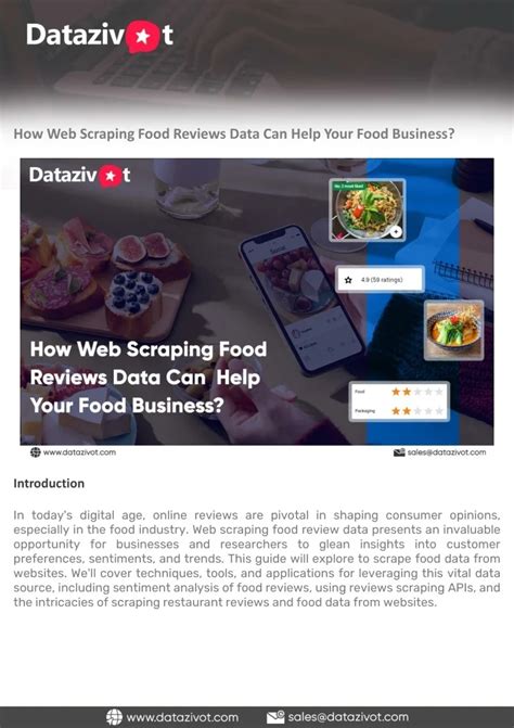 Ppt How Web Scraping Food Reviews Data Can Help Your Food Business