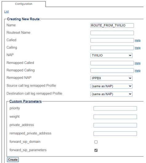 SIP Trunk Configuration Instruction with Twilio Elastic trunking - TB Wiki