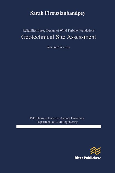 reliability based design of wind turbine foundations geotechnical site