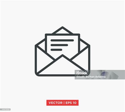 봉투 아이콘 플랫 벡터 일러스트 디자인 편집 가능한 Res 가능 Eps 10 개념에 대한 스톡 벡터 아트 및 기타 이미지 개념 고객 공란 Istock