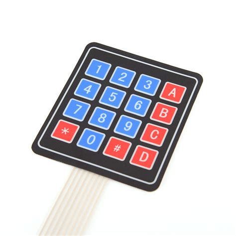 Super Slim Membrane Switch X Key Matrix Keypad Keyboard Arduino AUSCOM Computers Controls