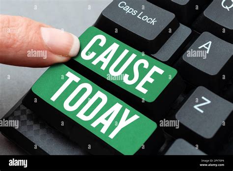 Hand Writing Sign Cause Concept Meaning Person Thing That Gives Rise To An Action Phenomenon