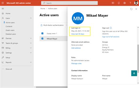 Get The Last Login Date And Time Of A Sharepoint Online User Using Powershell Sharepoint Diary