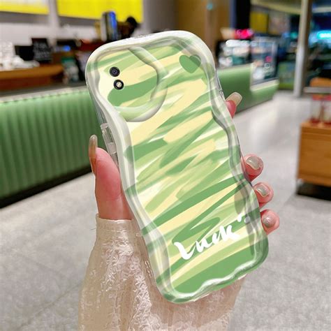 Jual Casing Hp Xiaomi Redmi 9A 9i 9C NFC Redmi A1 A2 POCO C31 Case Lembut Pola Hijau Segar