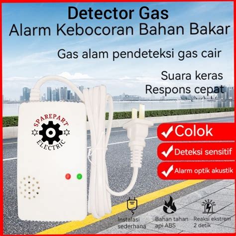 Jual Alat Pendeteksi Kebocoran Gas Gas Detector Alarm Gas Tangki