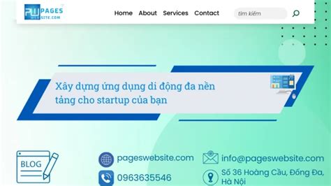 thiết kế website chuyên nghiệp xây dựng ứng dụng di động đa nền tảng
