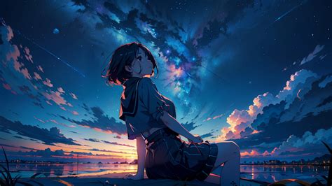 1920x1080xmsu0 Resolution Happiest Anime Girl Hd Ai Art 1080p Laptop