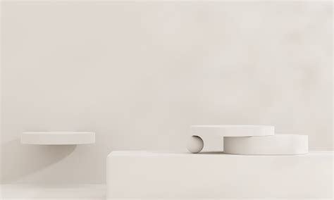 3d 렌더링 제품 디스플레이 연단은 갈색 배경에 서 있다 프레젠테이션을 위한 모형 원통 0명에 대한 스톡 사진 및 기타 이미지 Istock