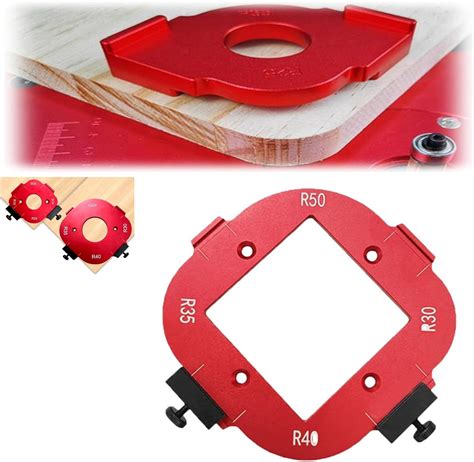 4 In 1 Arc Angle Positioning Template Corner Radius Jig Router Template Aluminum