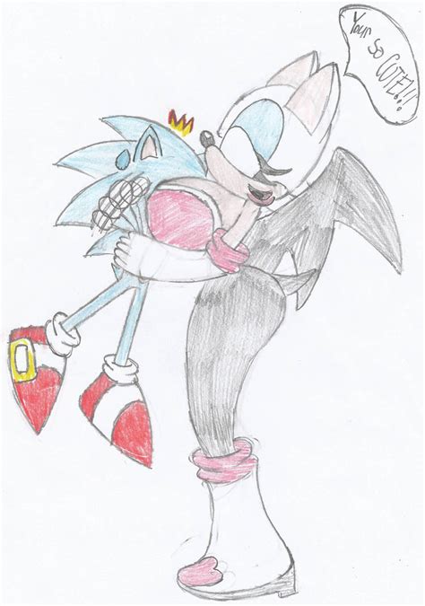 Rouge Meets Classic Sonic By Sonicdude645 On Deviantart
