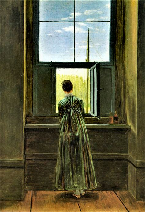 Donna Alla Finestra Caspar David Friedrich Blog Di Pociopocio