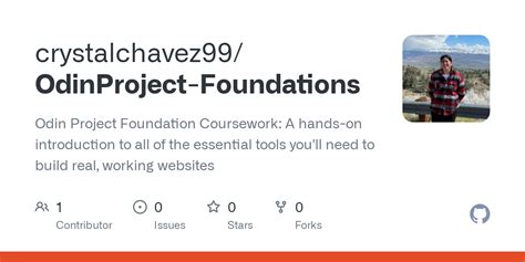 Github Crystalchavez99odinproject Foundations Odin Project Foundation Coursework A Hands On