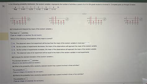 Solved C Compute And Interpret The Mean Of The Random Chegg