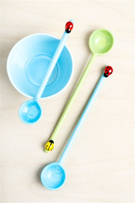 Ladybug Spoons