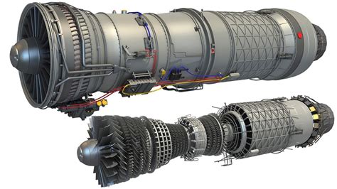turbofan engine model kit