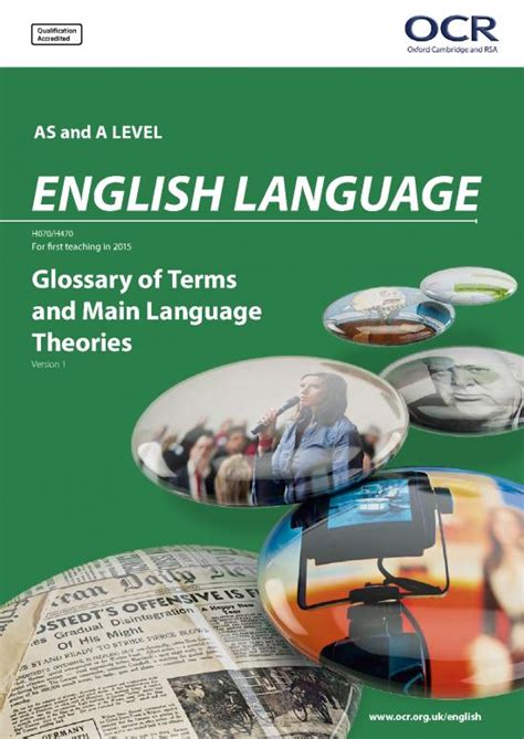 Language Pdf 103345 308613 Glossary Of Terms And Main Language Theories