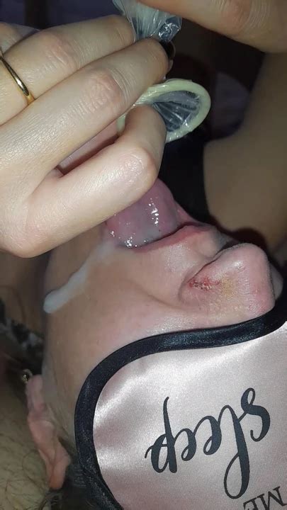 The Young Whore Swallows The Sperm Directly From The Condom After