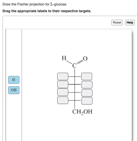Solved Draw The Fischer Projection For D Glucose Drag The