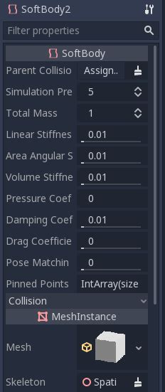documentation on softbody is incorrect · issue 7303 · godotengine