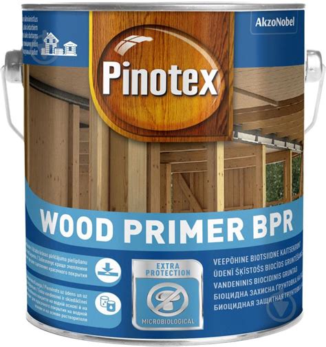 ᐉ Грунт для дерева Pinotex Wood Primer BPR прозрачный 2,5 л • Купить в ...