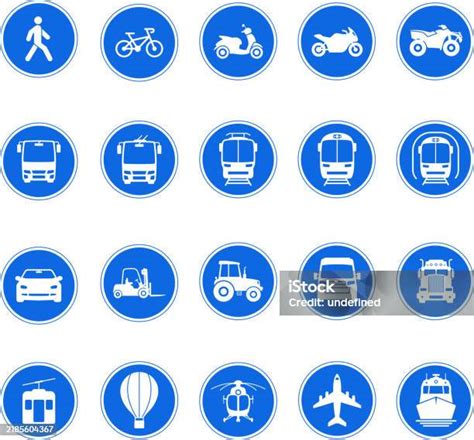 대중 교통 아이콘 세트 원형 도로 표지판 차량 공기 철도 자전거 오토바이 운송 실루엣 아이콘 설정 벽지 정류장 역 표지판 대중 교통 픽토그램 버스 자동차 지하철 비행기 선박