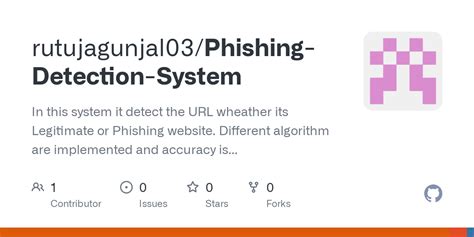 GitHub Rutujagunjal Phishing Detection System In This System It Detect The Wheather Its