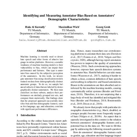 Identifying And Measuring Annotator Bias Based On Annotators