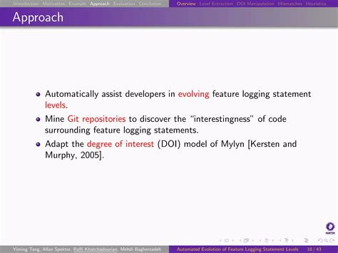 Automated Evolution Of Feature Logging Statement Levels Using Git
