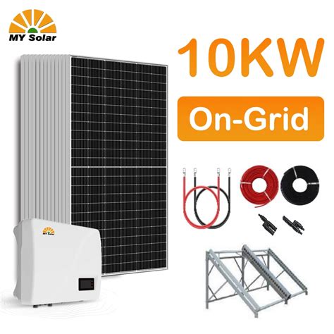 10kw 10 Kw On Grid Power Distribution System Solar System And Solar Energy System