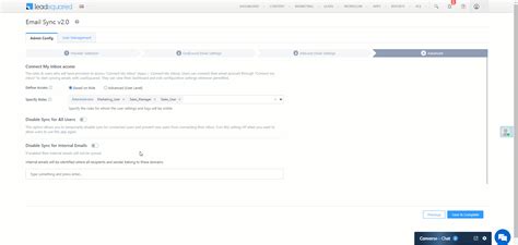 Email Sync Connector Set Up For Admin Users Help Support