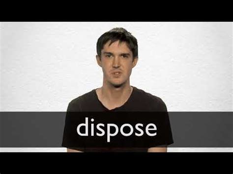 DISPOSE Definition And Meaning Collins English Dictionary
