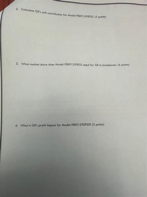 Solved SECTION II MARKETING ARITHMETIC QUESTIONS In Chegg Com