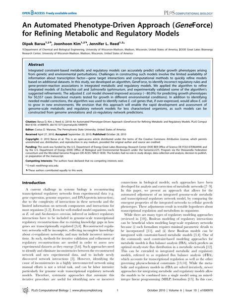 Pdf An Automated Phenotype Driven Approach Geneforce For Refining