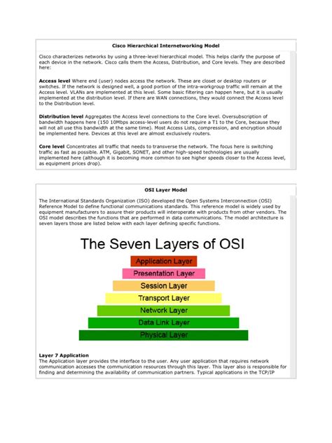 Pdf Cisco Hierarchical Inter Network Model Dokumentips