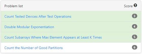Leetcode Weeklycontest Problemsolving Algorithms Codingcommunity