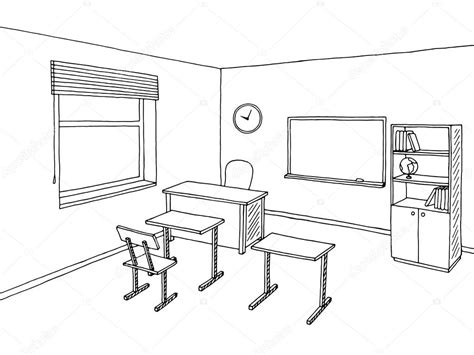 School Classroom Drawing At Getdrawings Free Download